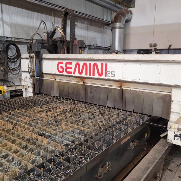 Ficep Gemini HP25 CNC plasma with Hypertherm HPR260XD